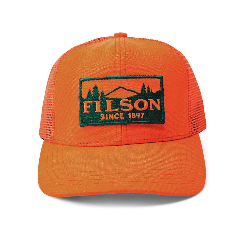 Filson Logger Mesh Cap, Blaze Orange | blaze orange | 818077