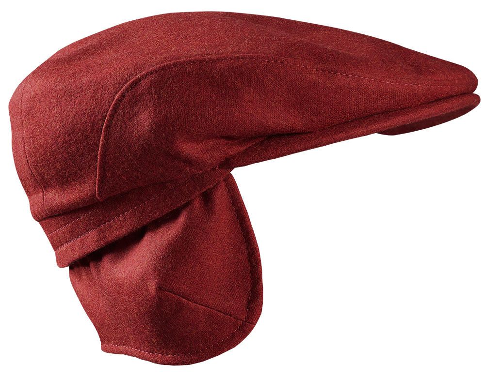 Loden Cap with Ear Protection Flap | red | 58 cm | 819194