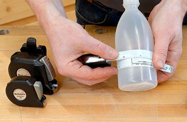 Measure correctly with the roller tape measure